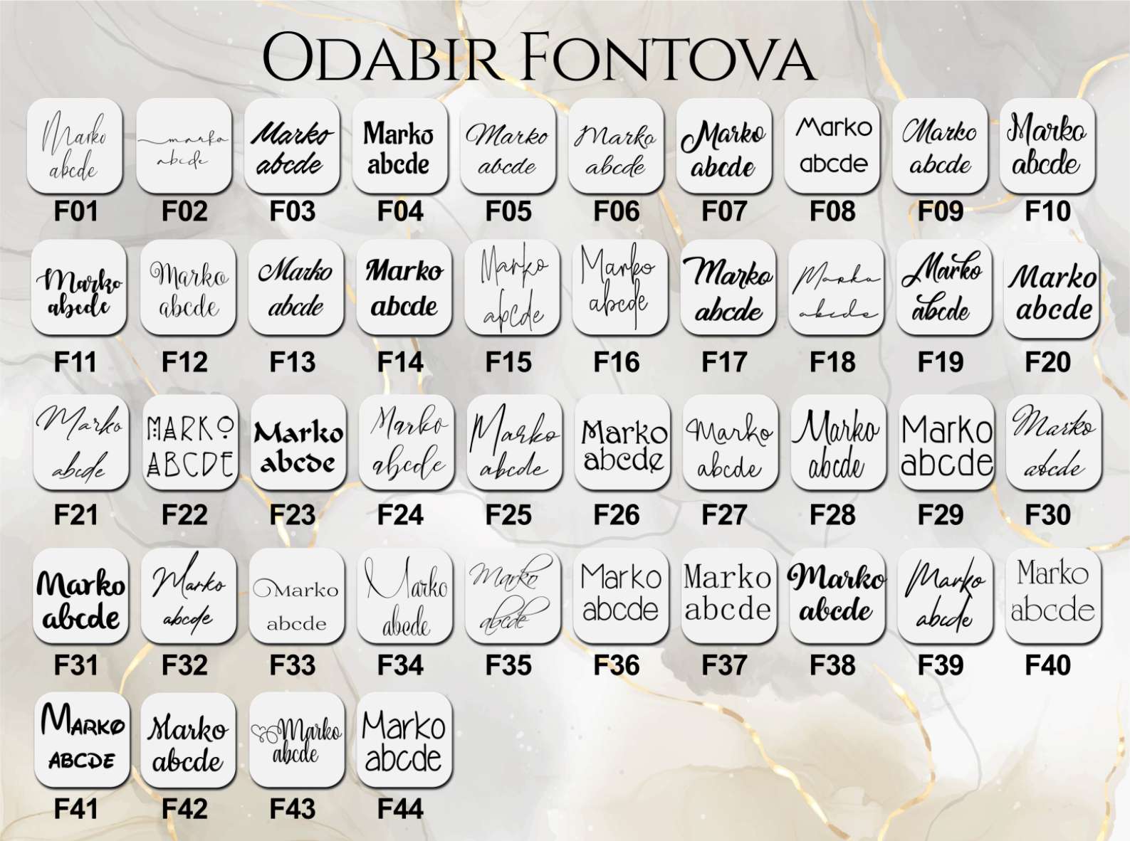 Pronađi svoj omiljeni font! | jetfoxdesign